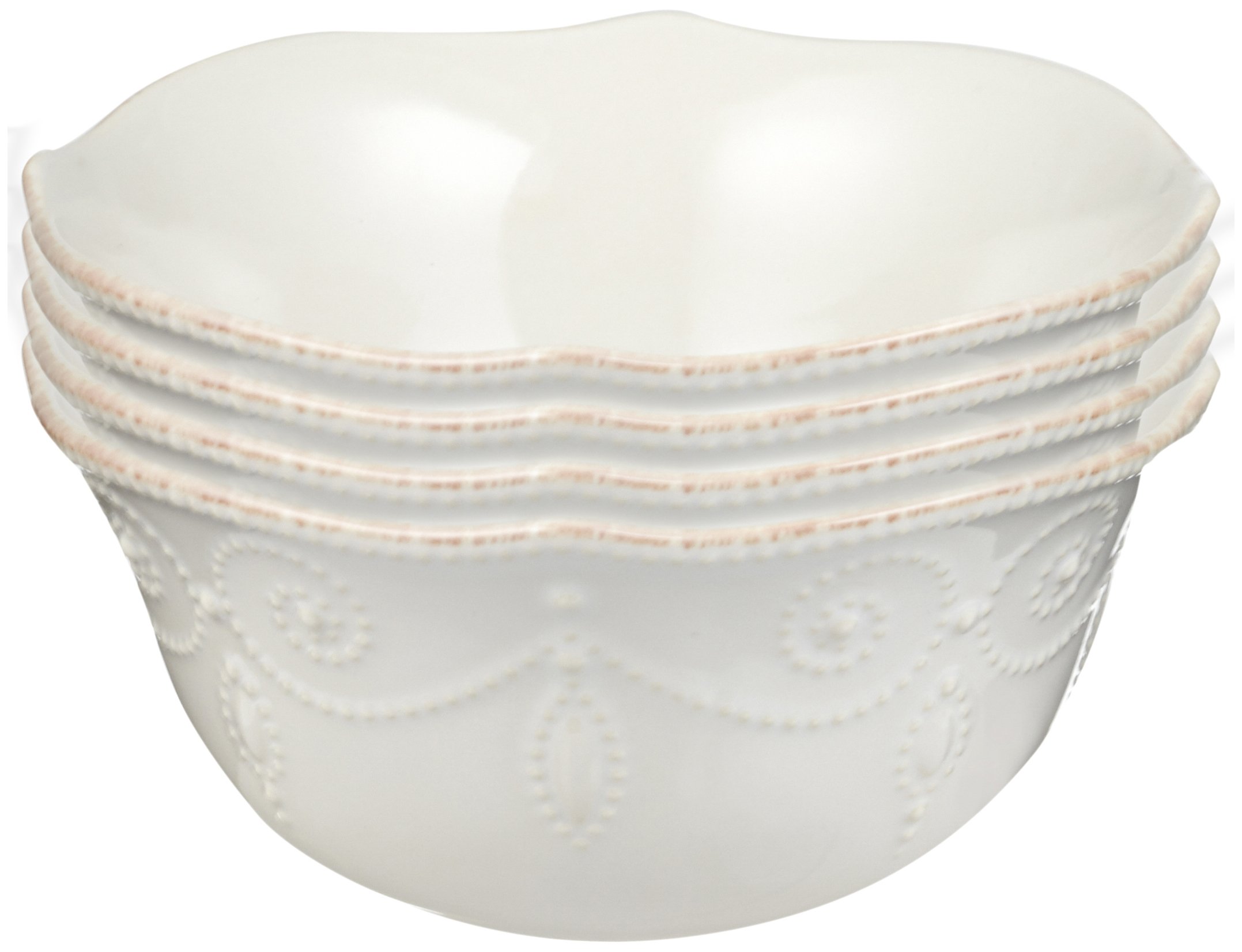 French Perle All Purpose Bowl [Set of 4] Color: White