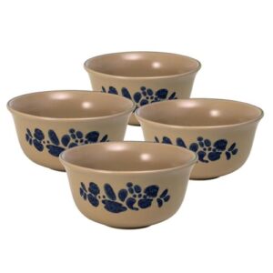 pfaltzgraff folk art deep soup/cereal bowl (24-ounce, set of 4)