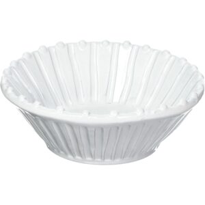 vietri incanto stripe soup/cereal bowl, 7" d earthenware kitchen & dining deep noodle/oatmeal dish