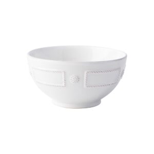 juliska berry & thread french panel cereal bowl - whitewash