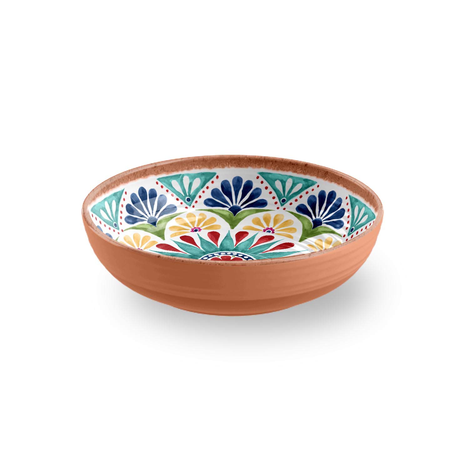 TarHong Rio Medallion Cereal Bowl, 8" x 2.2", 43.3 oz, Melamine, Set of 6