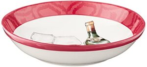 certified international napa 144 oz. serving/pasta bowl, multi colored