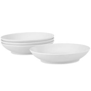 noritake wow swirl pasta bowl, 9 1/2". 35 oz., set of 4 in white