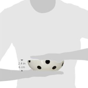 Kate Spade New York Deco Dot Pasta Bowl, 1.45 LB, White