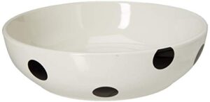 kate spade new york deco dot pasta bowl, 1.45 lb, white