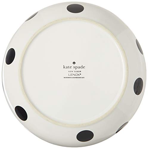 Kate Spade New York Deco Dot Pasta Bowl, 1.45 LB, White