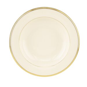 lenox eternal rimmed, pasta/soup bowl, ivory