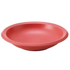 tamaki air stack t-953907 curry & pasta, red, diameter 8.7 x height 1.6 inches (22 x 4 cm), microwave & dishwasher safe