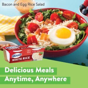 Minute Ready-to-Serve White Rice, Microwavable Rice Cups, 4.4-Ounce Cups, 2 Count, (Pack of 8)