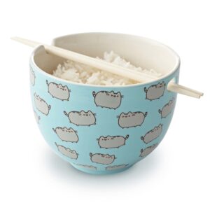 gund rice bowl with chopsticks bowl & chopsticks