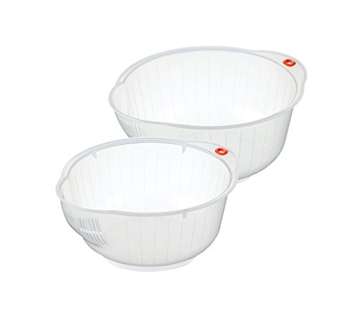 Inomata Japanese Rice Washing Bowls, Set of 2