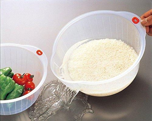 Inomata Japanese Rice Washing Bowls, Set of 2