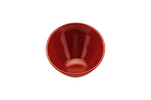 G.E.T. B-788-RSP Angled Cascading Serving Bowl for Salads, Rice and Dessert, 16 Ounce / 8", Red