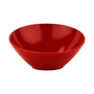 G.E.T. B-788-RSP Angled Cascading Serving Bowl for Salads, Rice and Dessert, 16 Ounce / 8", Red