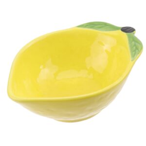 luxshiny appetizer bowl fruit shaped bowls lemon grape plate bowl dessert bowl porcelain dried fruit serving platter candy nut bowl for snacks fruit salad snacks dish