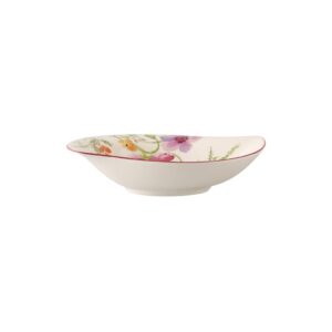 Villeroy & Boch Mariefleur Special Serve Salad Deep Bowl, 8.25 x 7 in, White/Multicolored