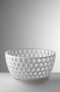 mario luca giusti lente acrylic salad bowl white