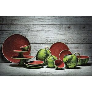 Bordallo Pinheiro 186 Ounce Watermelon Salad Bowl