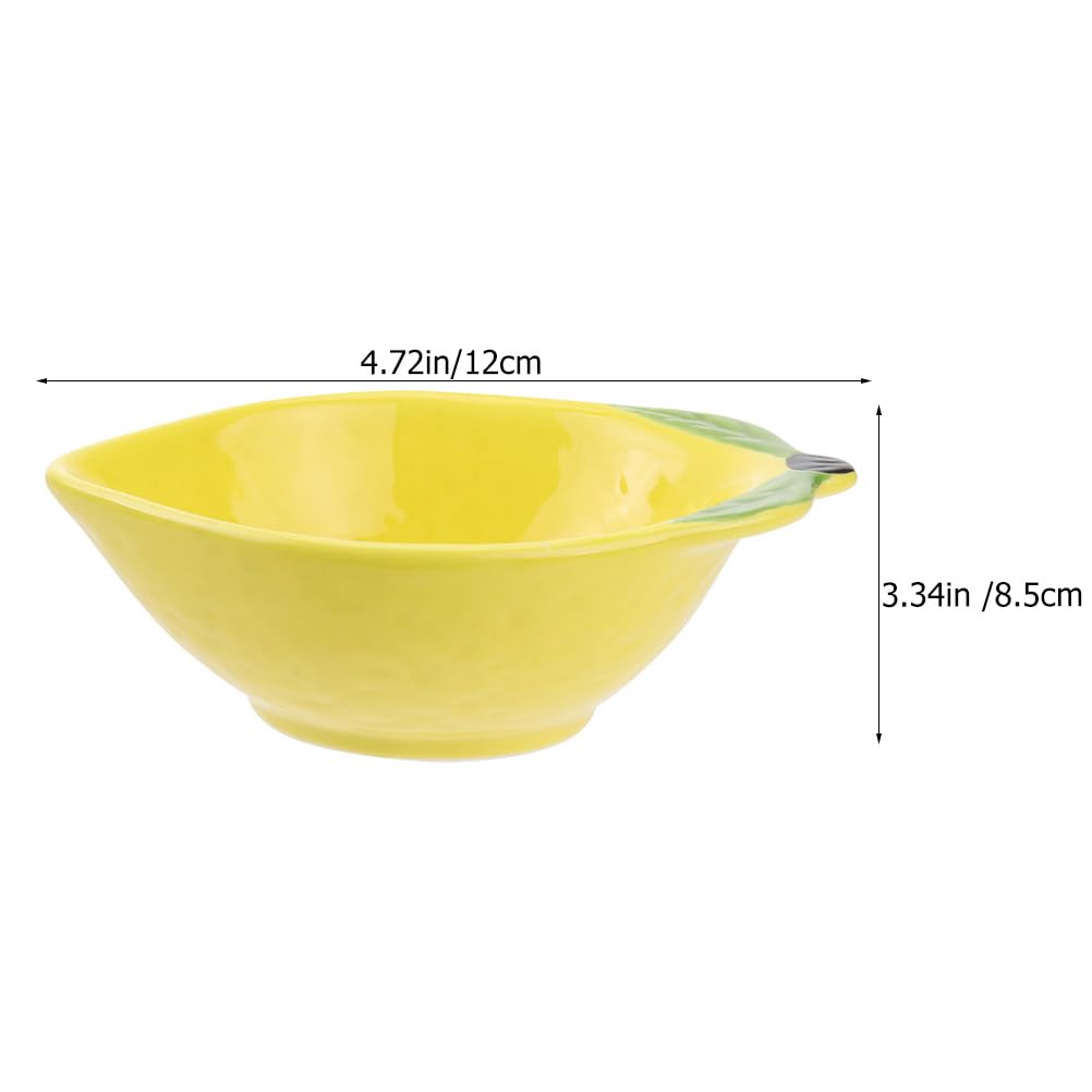 Housoutil 3pcs Ceramic Dish Sushi Candy Kids Dinnerware Sets Kids Snack Container Serving Plate Ceramic Salad Bowls Ceramic Dipping Bowls Sauce Container Small Ceramic Bowls Sauce Fruit Dish