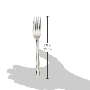 Winco 12-Piece Elegance Mirror Finish Dinner Fork Set, 18-0 Stainless Steel