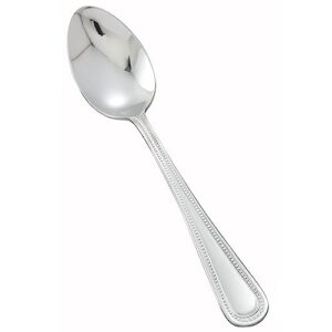 winco 0005-01 dots mirror finish s/s teaspoon - dozen