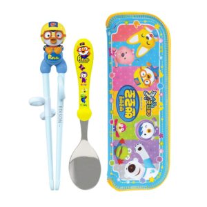 children cheater training chopsticks & spoon set penguin