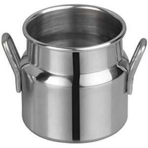 WINCO Mini Serving Milk Can, Silver