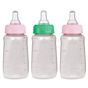 first essentials by nuk clear view baby bottle, 5 oz, 3 pack