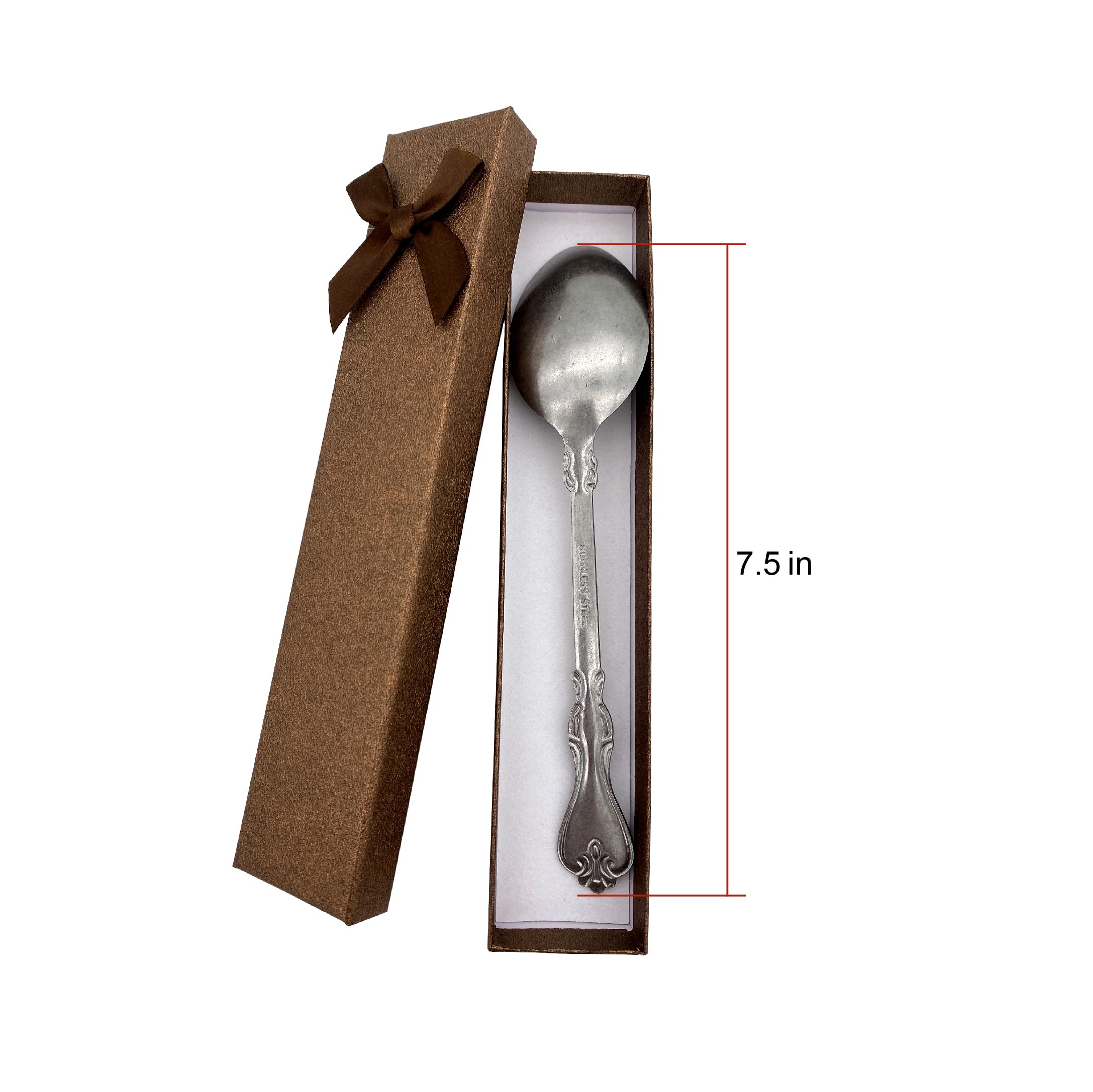 Good Morning Granny Spoon Funny Stainless Steel Engraved Spoon, Retro Matte Long Handle Coffee Tea Spoon Dessert Ice Cream Spoon for Granny Birthday Mother's Day Christmas Spoon Gifts