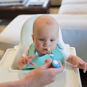 Dr. Brown's Designed to Nourish Soft-Grip Spoon and Fork Set,Blue & White