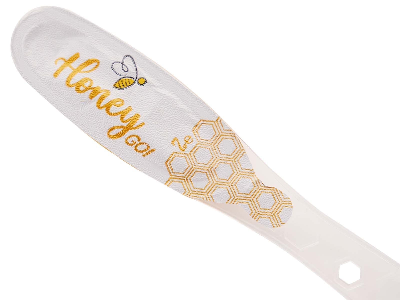 HoneyGo Luxury Hive Wild Flower Honey Spoons | Safe Sealed - From Turkish Beekeepers with Premium, Natural Flavors - Non-GMO Honey all ages,30 Spoons