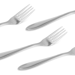 Royal 12-Piece Mini Dessert Forks Set - 18/10 Stainless Steel, 6.0" Mirror Polished Flatware Utensils - Great for Tastings, Cakes, and Using in Home, Kitchen, or Restaurant