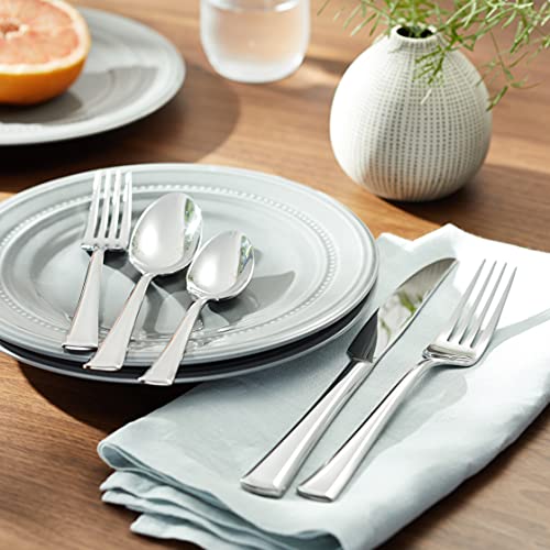 Oneida Noble 20 Piece Everyday Flatware 18/0 Stainless Steel, Service for 4, Silverware Set