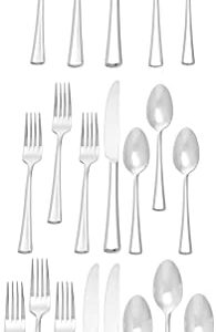 Oneida Noble 20 Piece Everyday Flatware 18/0 Stainless Steel, Service for 4, Silverware Set