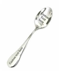 custom tablespoon dinner spoon stainless steel engraved name ice cream spoon personalized birthday christmas gift