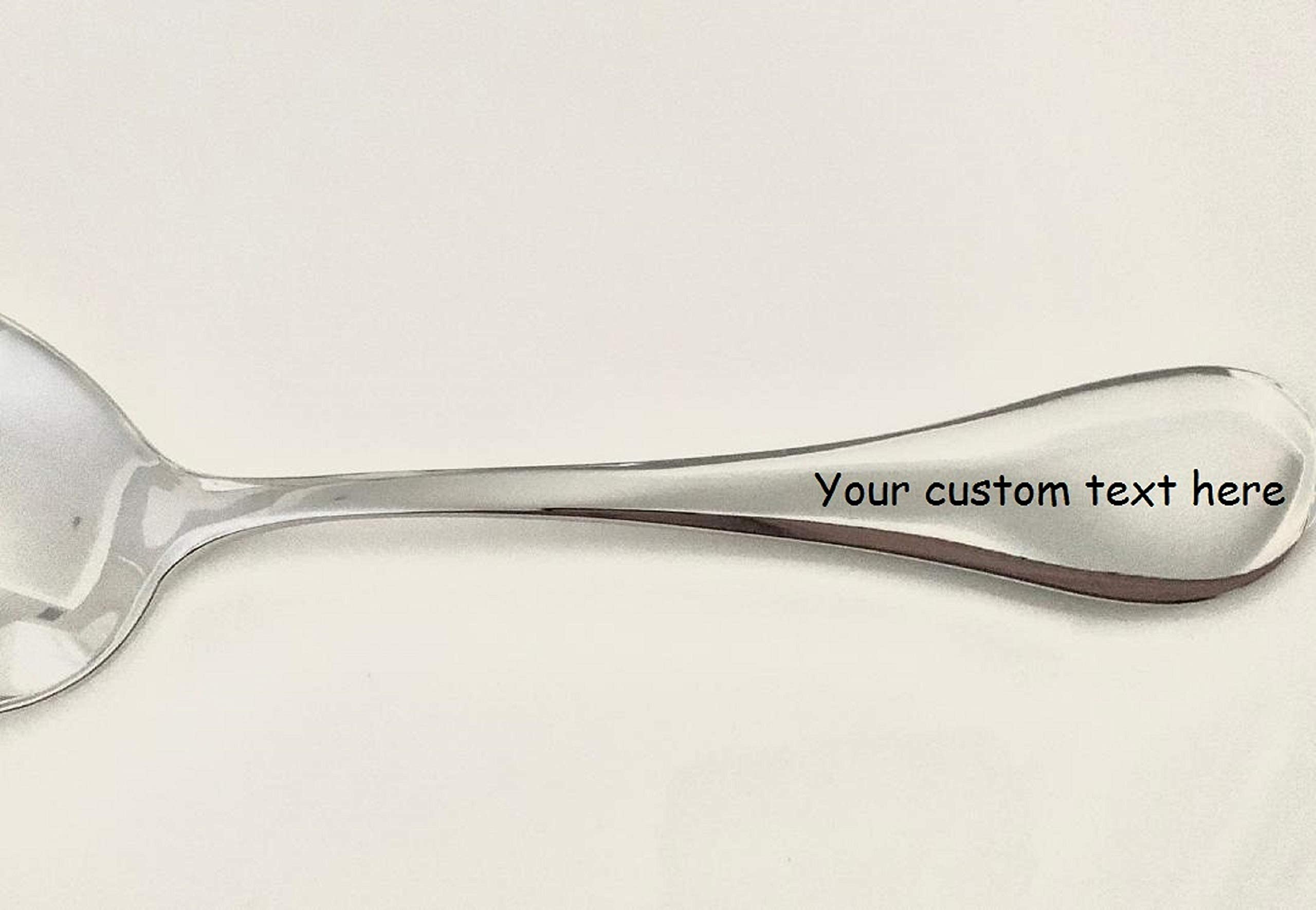 Custom tablespoon Dinner spoon stainless steel Engraved name ice cream Spoon Personalized Birthday Christmas Gift