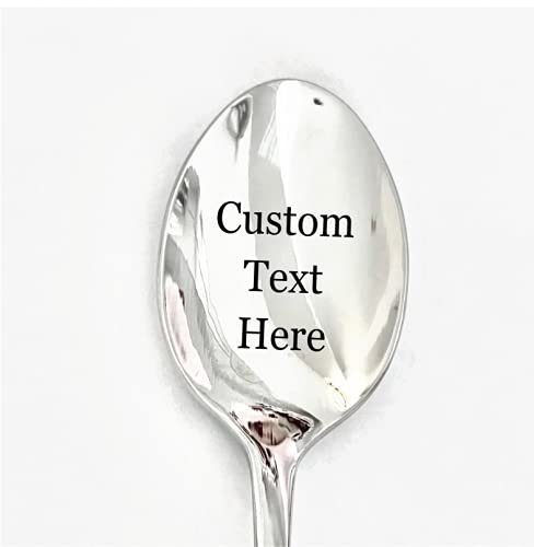 Custom tablespoon Dinner spoon stainless steel Engraved name ice cream Spoon Personalized Birthday Christmas Gift