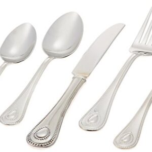 Lenox 829739 French Perle Flatware Set, 11.30 LB, 65-Piece