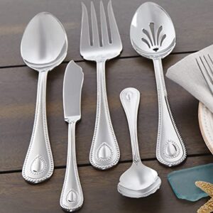 Lenox 829739 French Perle Flatware Set, 11.30 LB, 65-Piece