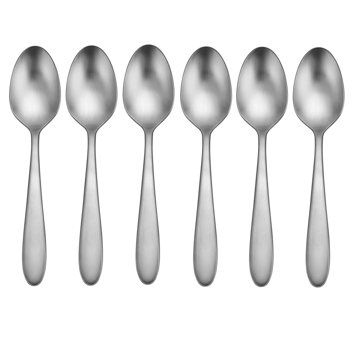 Oneida Vale Set of 6 Dinner Spoons, Silverware Set