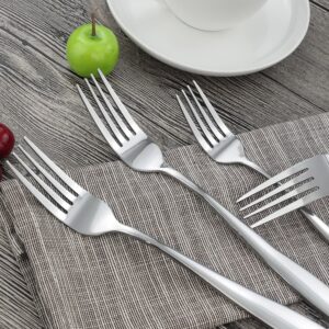 HOMMP 16-Piece Stainless Steel Dinner Forks, 8.27-INCH