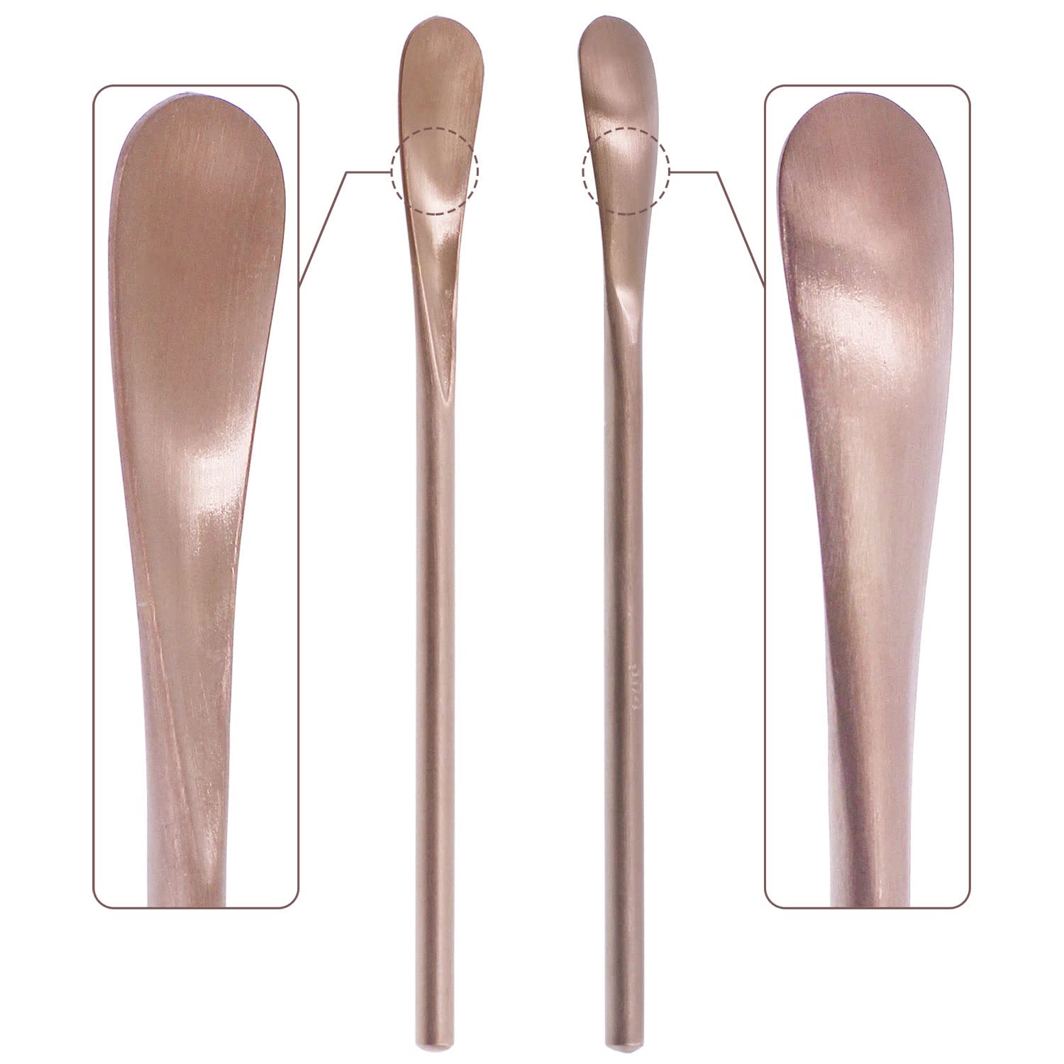 Coffee Spoons, 304 Stainless Steel Coffee Stirrers, 5 inch Small Tea Spoons, 3 pcs Mini Espresso Spoons with Short Handle Demitasse Spoon