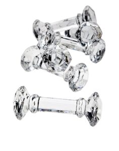 godinger crystal dumbbell knife rest - set of 6