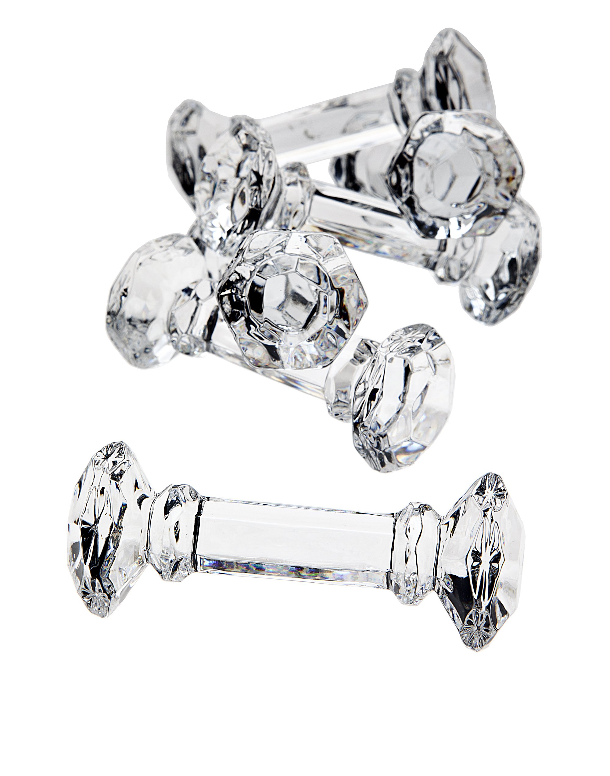 Godinger Crystal Dumbbell Knife Rest - Set of 6