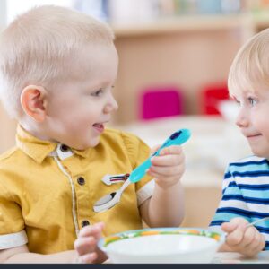 Lehoo Castle Toddler Silverware Set, 6 Pcs Toddler Utensils Stainless Steel, Boys Kids Silverware Set, Safe Toddler Forks and Spoons