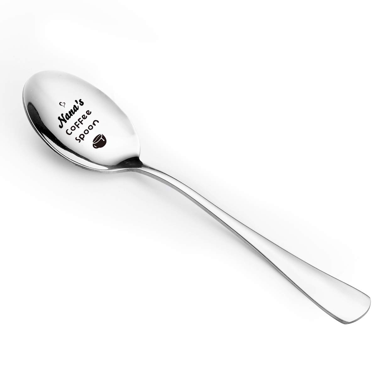 Aakihi Nana Gifts from Granddaughter Grandson Nana s Coffee Spoon Funny Coffee Spoon Engraved for Coffee Lover Women Best Nana Gifts for Mother s DayBirthdayChristmas