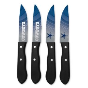 the sports vault nfl dallas cowboys steak knive set