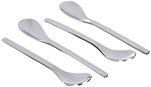 Coffee Passion Espresso Spoon Set of 4 by Villeroy & Boch - 18/10 Stainless Steel - Dishwasher Safe - 4 Inches