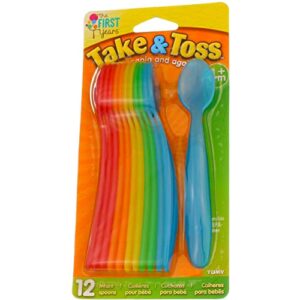 first years take & toss infant spoons 12ct