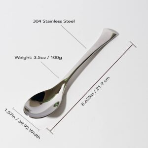 Quenelle Spoon/Rocher Spoon/Stainless Steel 304